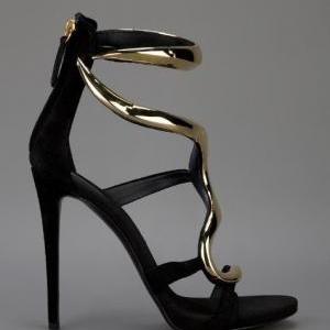 Unique Swirl Design High Heel Sandals on Luulla