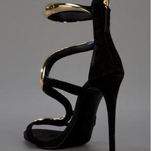 Unique Swirl Design High Heel Sandals on Luulla