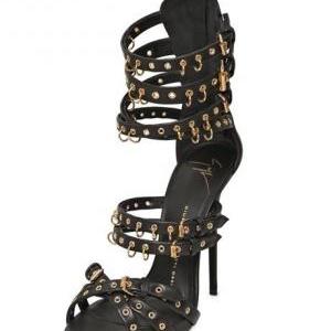 Unique Multi Straps Wrap Ankle High Heel Sandals on Luulla
