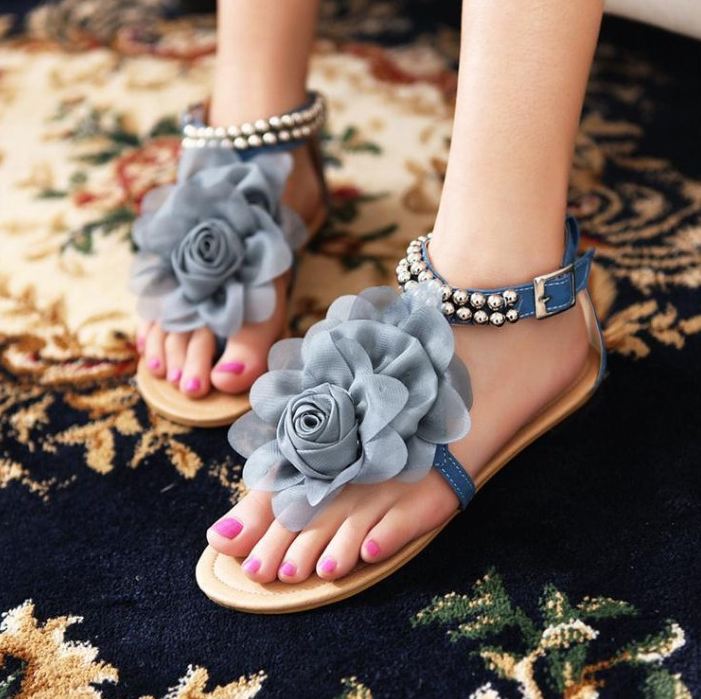 Handmade Elegant Casual Wear Flat Sandals on Luulla