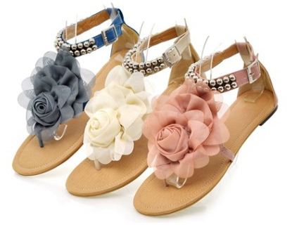 Handmade Elegant Casual Wear Flat Sandals on Luulla