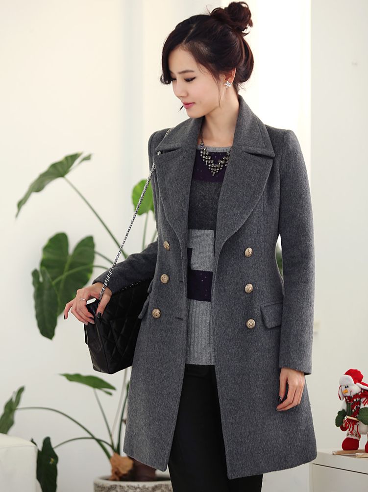 Stylish Designer's Long Coat on Luulla