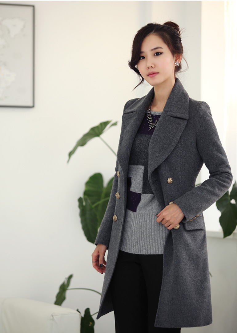 Stylish Designer's Long Coat on Luulla
