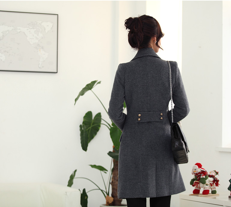 Stylish Designer's Long Coat on Luulla